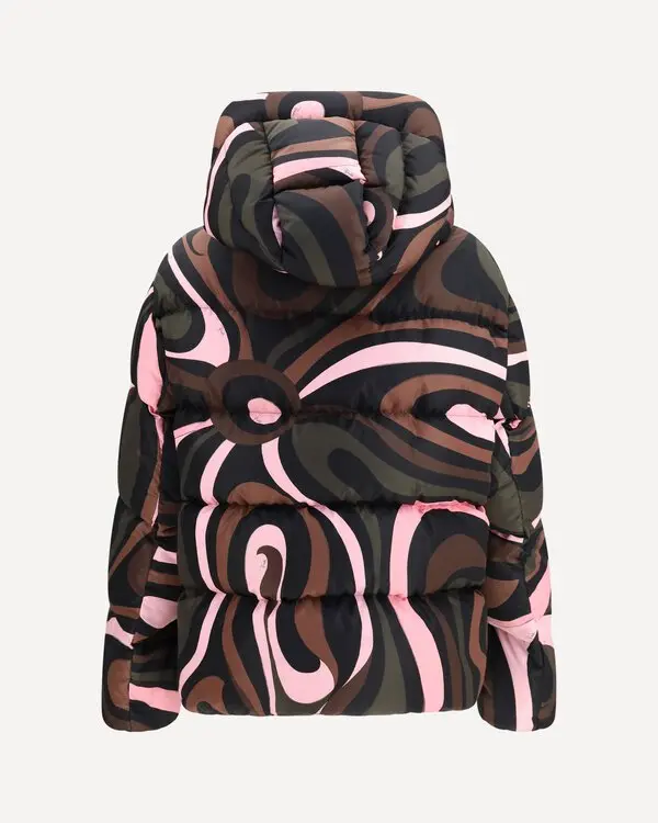 Emilio Pucci Printed Hooded Puffer Jacket