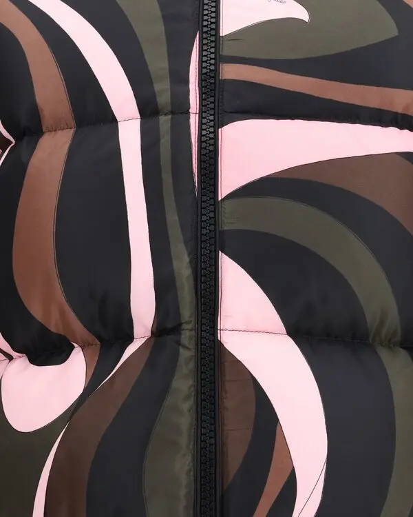 Emilio Pucci Printed Hooded Puffer Jacket