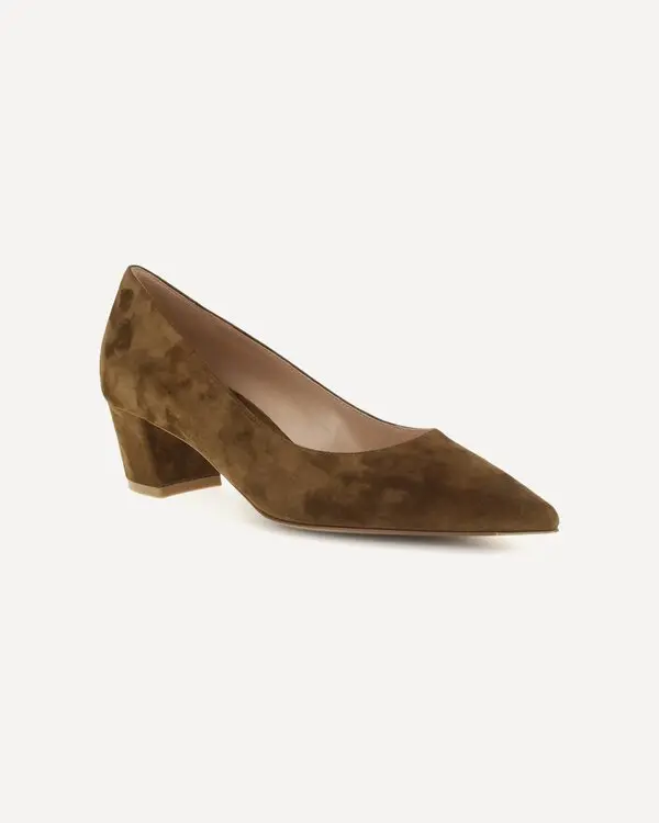 GIANVITO ROSSI Camtexa Suede Pumps