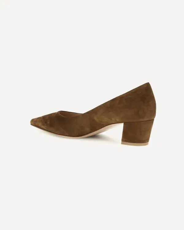 GIANVITO ROSSI Camtexa Suede Pumps