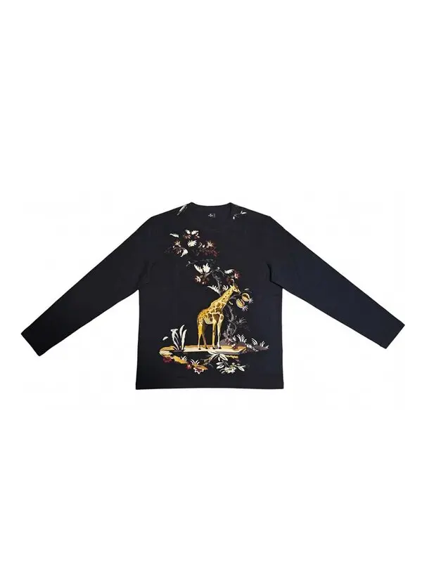 Etro Roma Long-sleeve Crew-neck Top