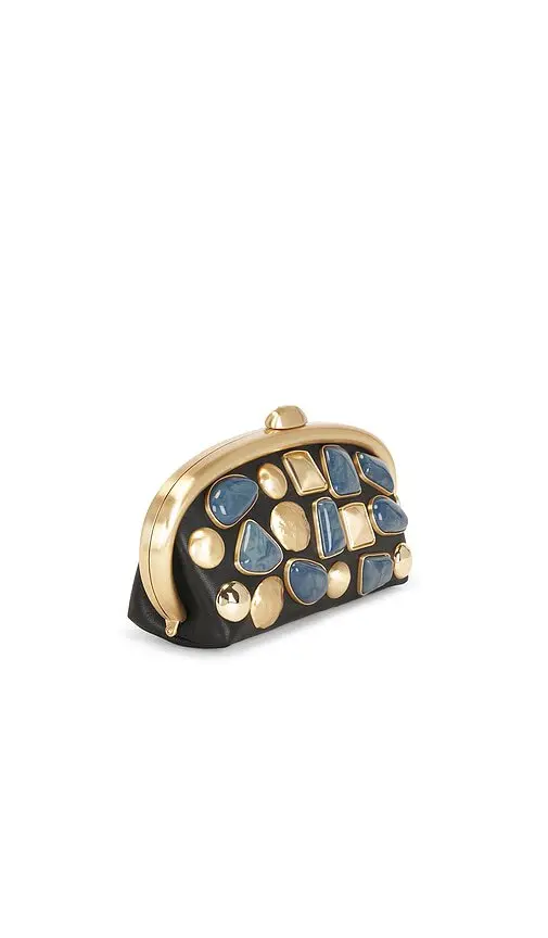Cult Gaia Yusra Clutch In Black