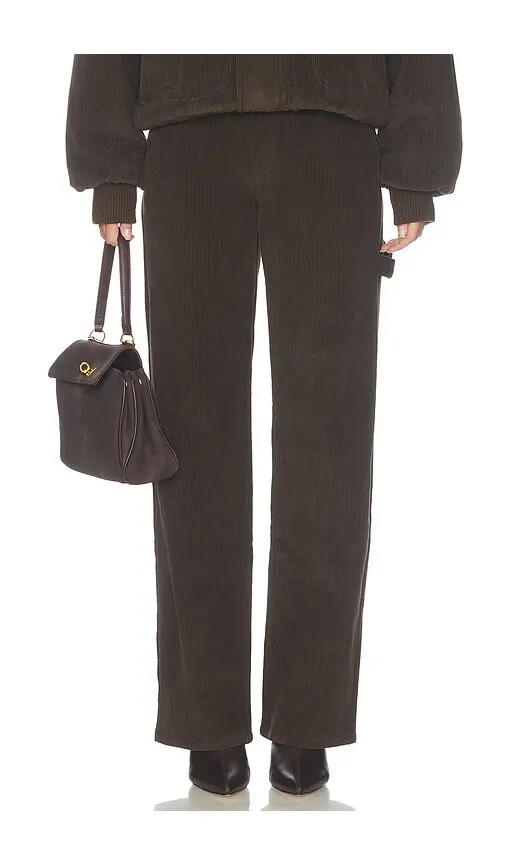 TANNER FLETCHER Sid Corduroy Loop Pant - Brown