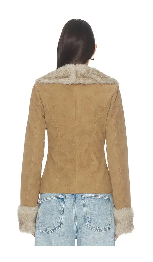 MORE TO COME Johnson Faux Fur Jacket