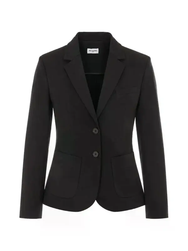 RUE DU BAC Single-breasted Blazer - Black