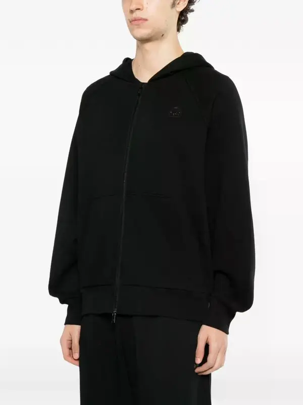 Moose Knuckles Logo-patch Zip-up Hoodie
