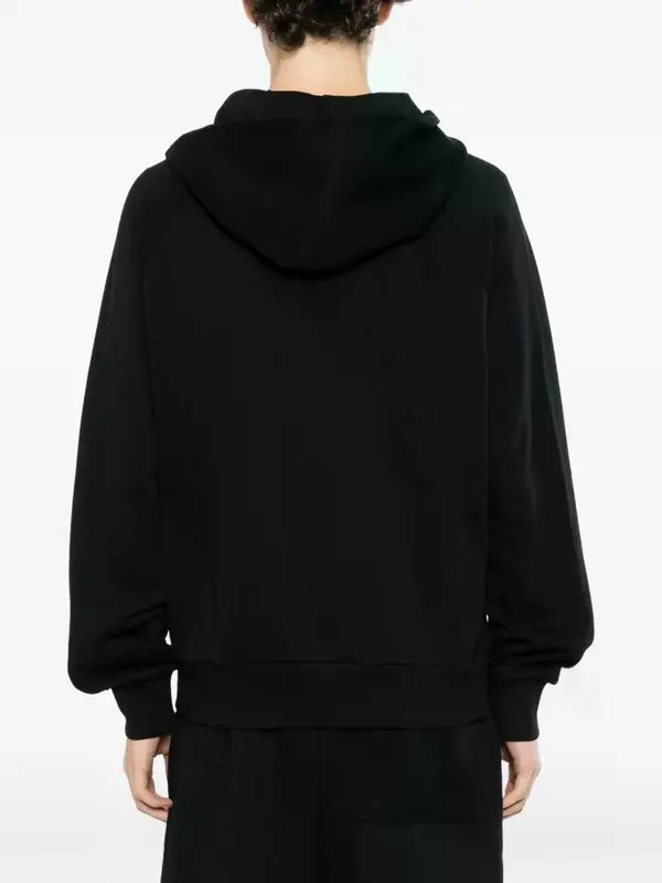 Moose Knuckles Logo-patch Zip-up Hoodie