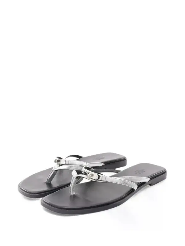 Hermès 2010s Kelly Buckle Sandals