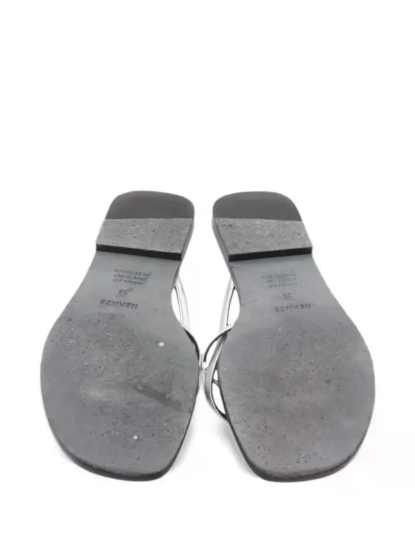 Hermès 2010s Kelly Buckle Sandals