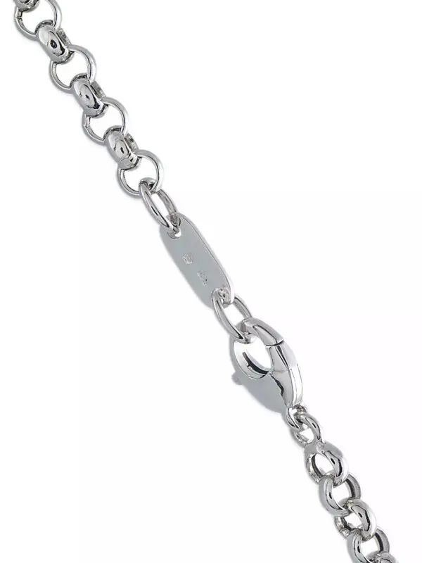 CARRERA Y CARRERA Leopard Head Enamel Necklace - Silver