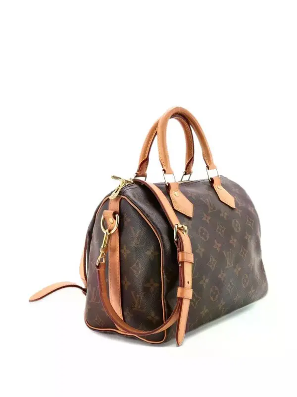 LOUIS VUITTON Speedy Bandouliere Bag Monogram Canvas 25 Satchel
