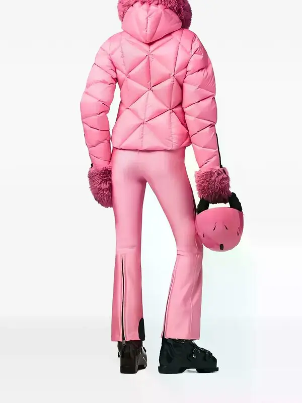 Goldbergh Harumi Quilted Faux-fur Jacket - Pink