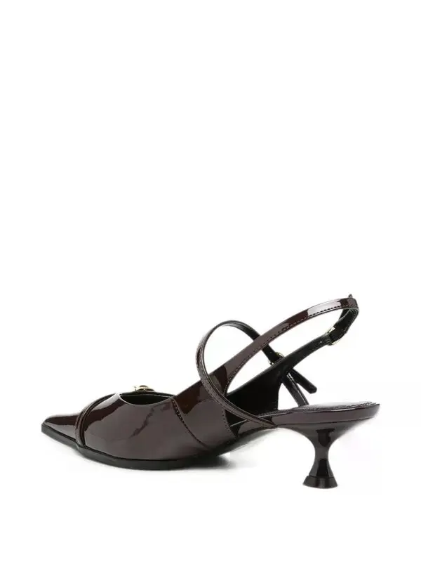 GIOSEPPO Buckle-detail Slingback Pumps