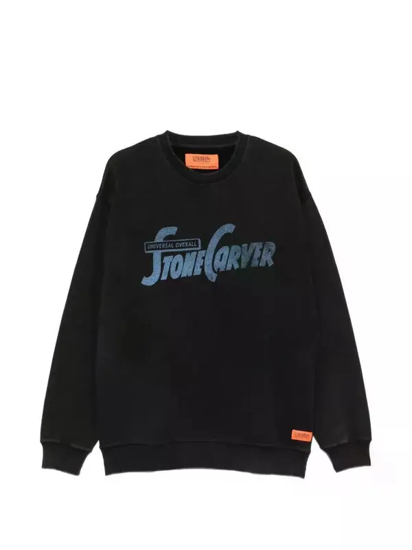 UNIVERSAL OVERALL Stone Carver Logo-print Sweatshirt