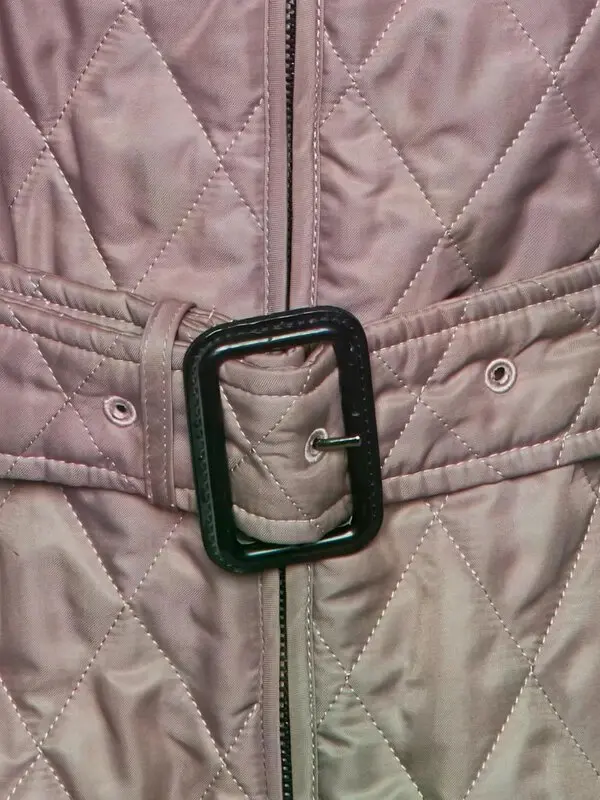 Burberry Brit Quilted Belted Jacket