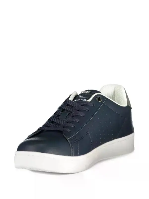 GAS Perforated Logo-patch Sneakers
