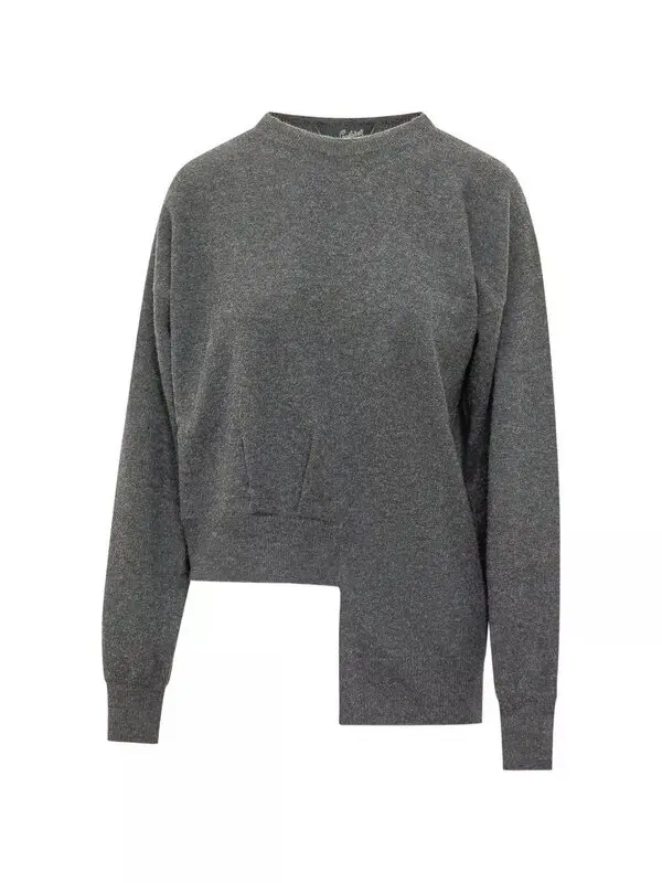 THE SEAFARER Chloe Asymmetric Sweater - Grey
