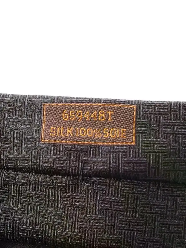 Hermès 2010 H Logo Pattern Tie
