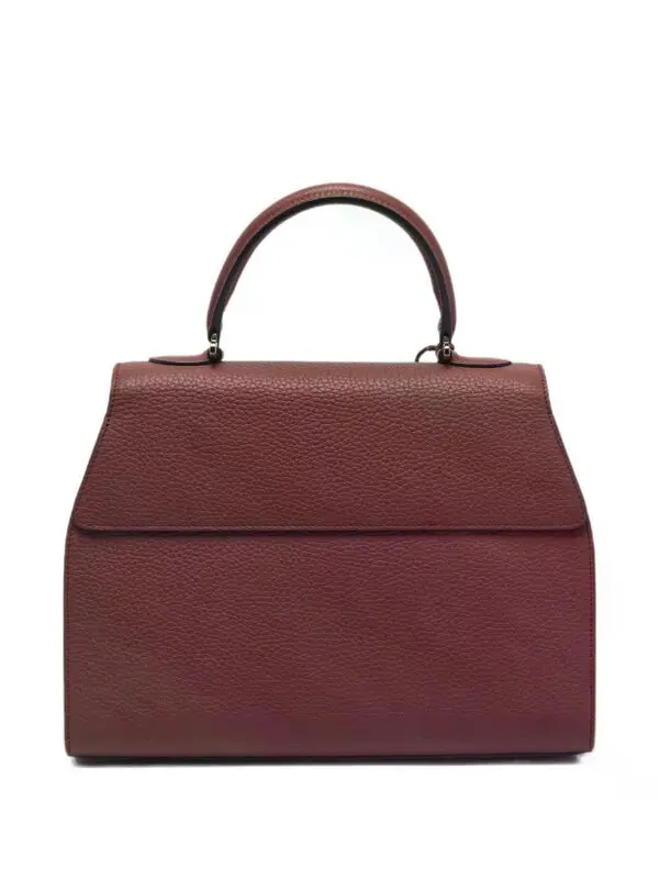 Moynat Mm Réjane Grained Leather Tote Bag