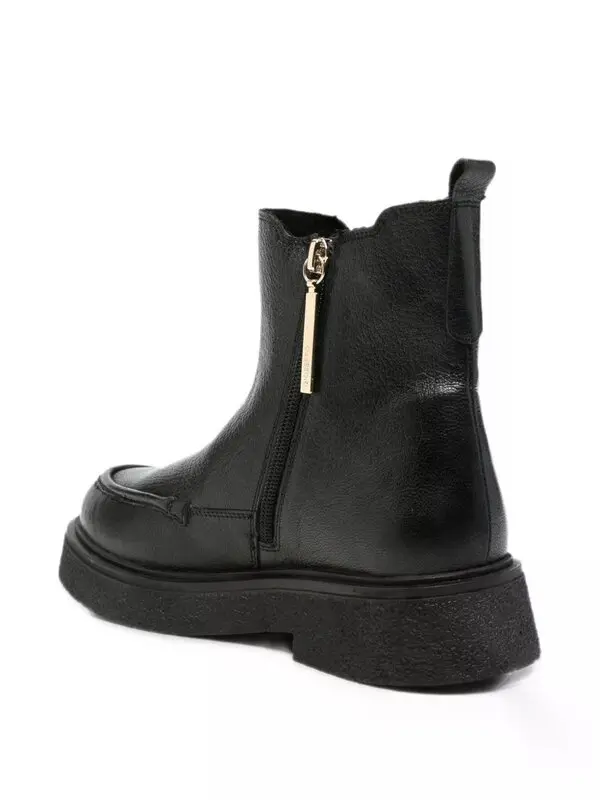 GIOSEPPO Grained Leather Ankle Boots