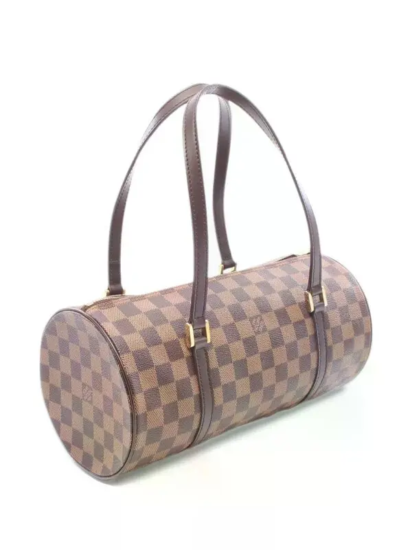 LOUIS VUITTON 2004 Papillon 30 Damier Ebene Tote Bag