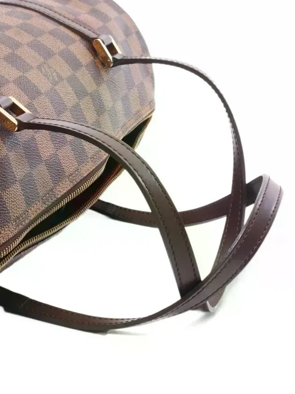 LOUIS VUITTON 2004 Papillon 30 Damier Ebene Tote Bag