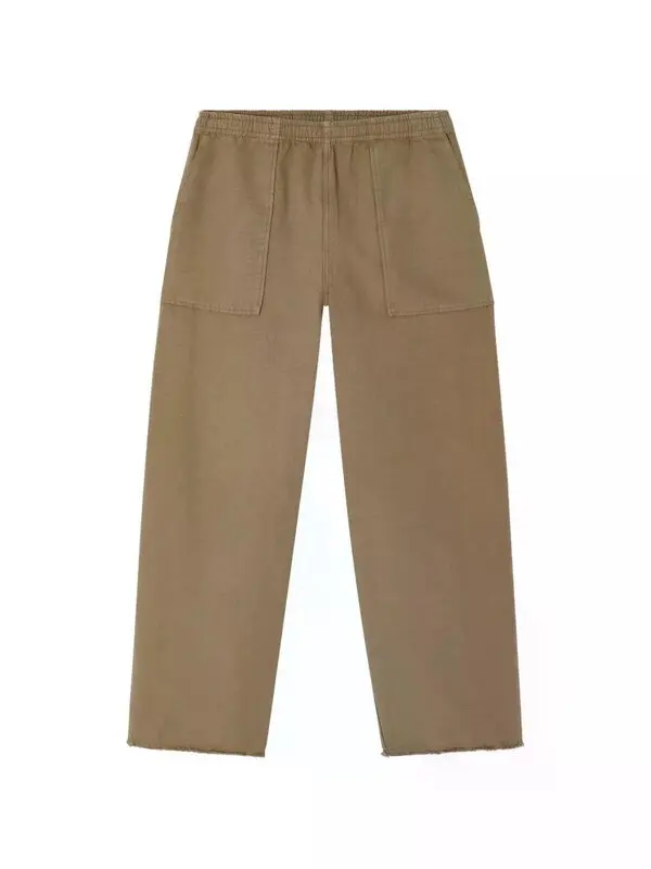 American Vintage Namaz Straight-leg Trousers - Neutrals