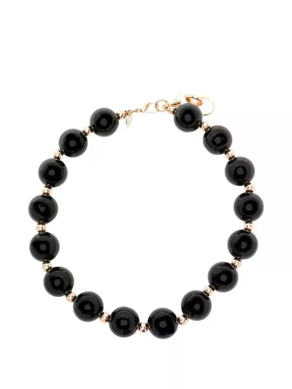 ALESSANDRO ENRIQUEZ Bead-embellished Necklace - Black