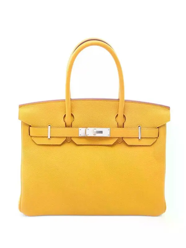 Hermès 2018 30 Birkin Tote Bag - Yellow