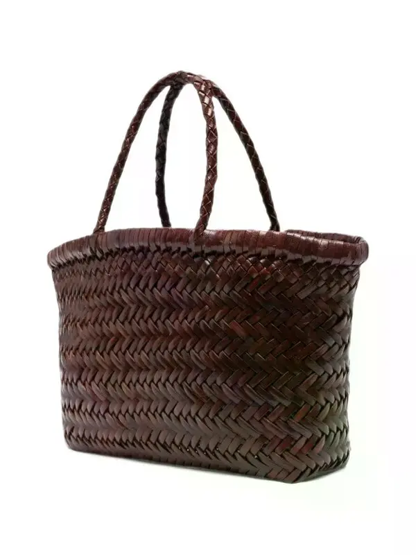 Dragon Diffusion Mini Flat Gora Handwoven Basket Bag
