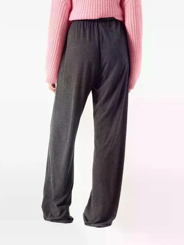 American Vintage Ypawood Drawstring-waist Track Pants - Grey