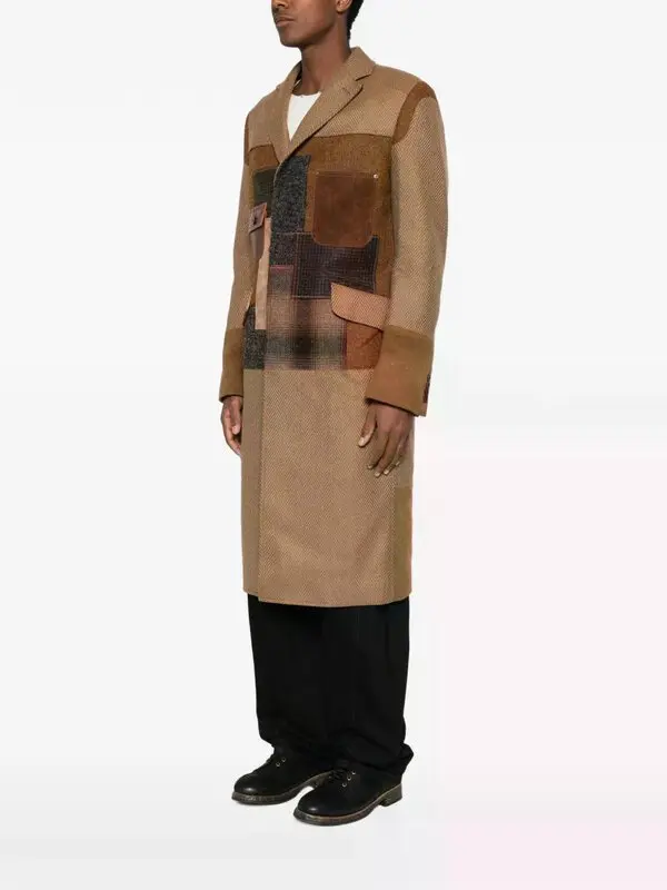 Junya Watanabe Patchwork Herringbone Coat