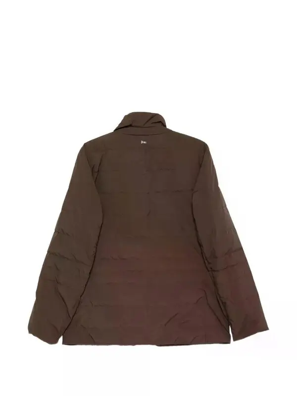 Herno Quilted Button-fastening Coat