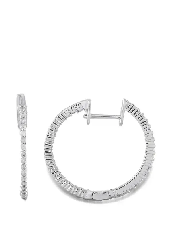 LB EXCLUSIVE Diamond Inside-out Hoop Earrings