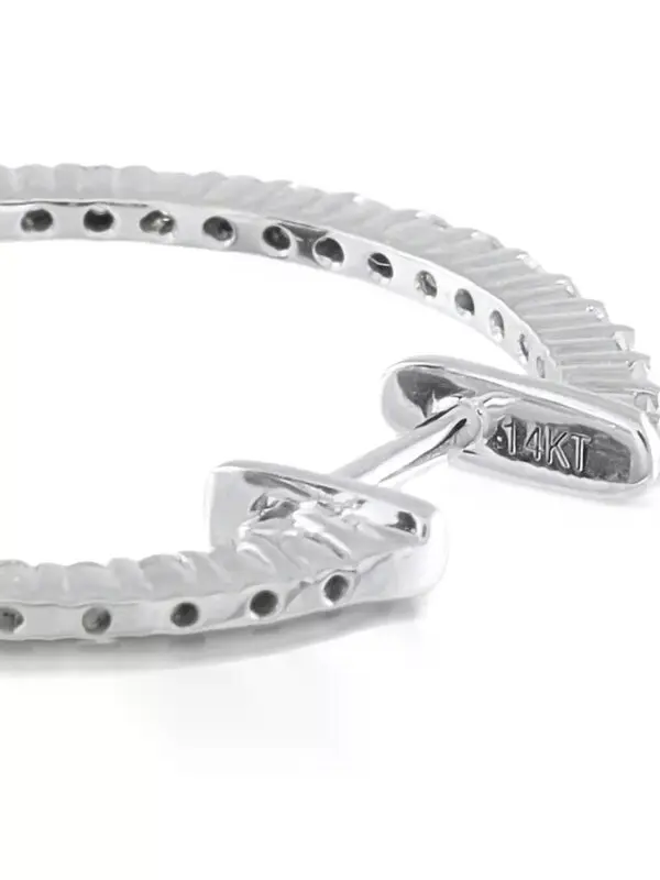 LB EXCLUSIVE Diamond Inside-out Hoop Earrings