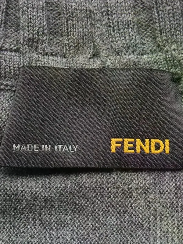 Fendi 2010s Turtleneck Knit Sweater