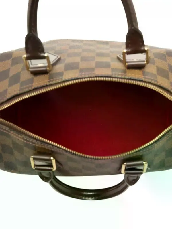 LOUIS VUITTON 2007 Damier Ebene Speedy 25 Boston Bag