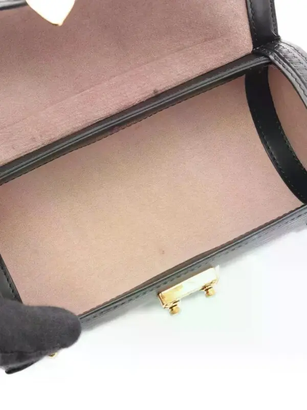 LOUIS VUITTON 2010s Papillon Epi Trunk Two-way Mini Bag