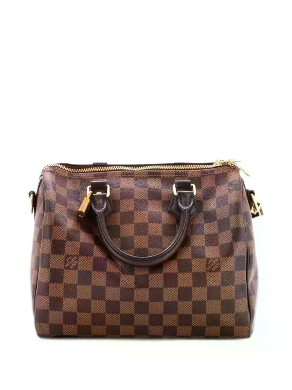 LOUIS VUITTON Speedy Bandouliere Bag Damier 25 Satchel - Brown