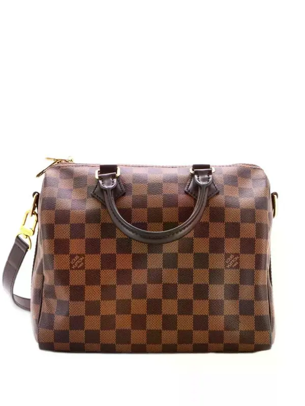 LOUIS VUITTON Speedy Bandouliere Bag Damier 25 Satchel - Brown
