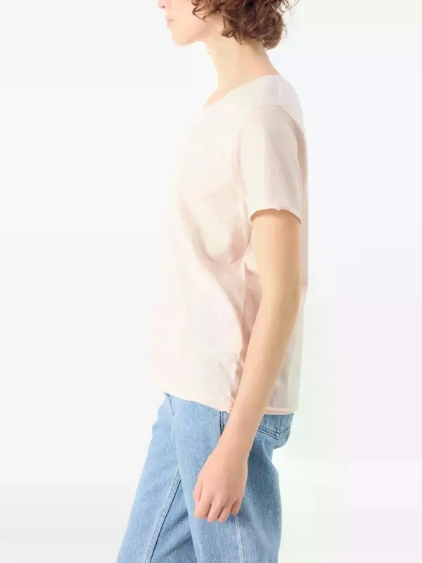American Vintage Remytown Cotton T-shirt - Pink