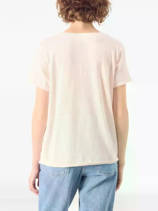 American Vintage Remytown Cotton T-shirt - Pink