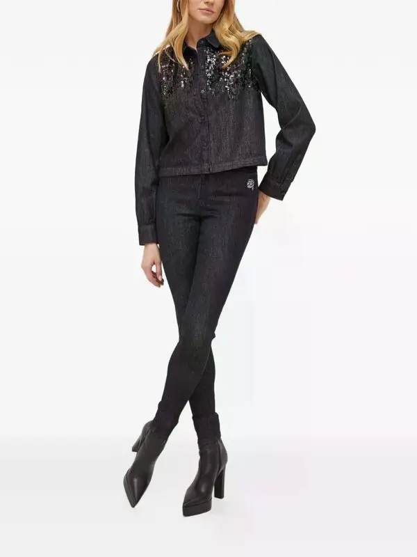 Karl Lagerfeld Ikonik Patch Skinny-fit Jeans