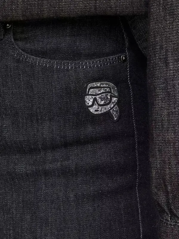 Karl Lagerfeld Ikonik Patch Skinny-fit Jeans