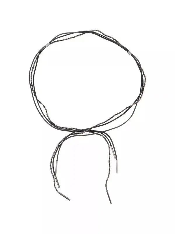 Antonelli Firenze Skye Bead-embellished Self-tie Belt