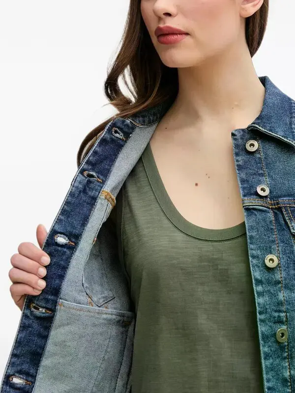 BENETTON Button-up Denim Jacket