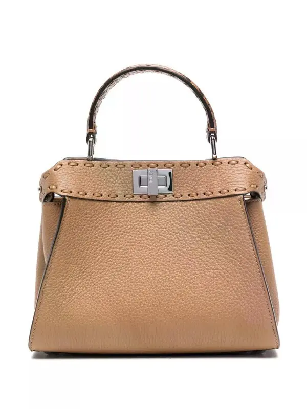 Fendi Peekaboo Mini Bag - Neutrals