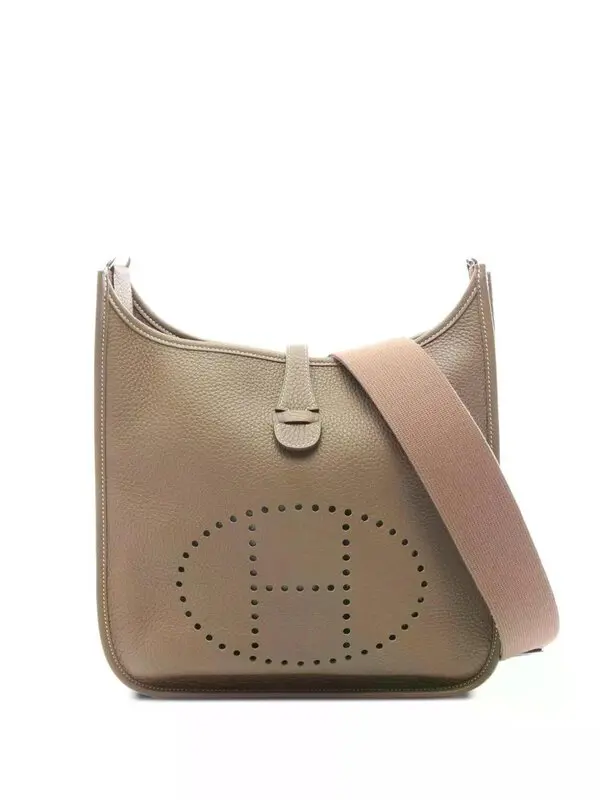 Hermès 2025 Pm Evelyne 3 Troyes Shoulder Bag - Taupe