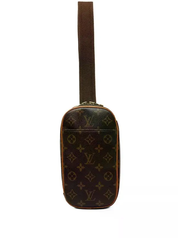 LOUIS VUITTON 2005 Monogram Pochette Gange Crossbody Bag