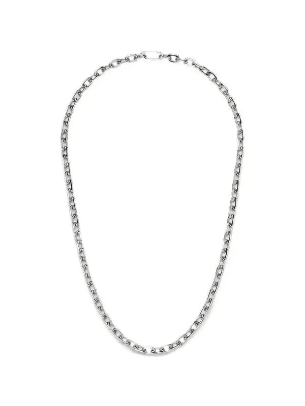 MISSOMA Square Paperclip Chain Necklace - Silver